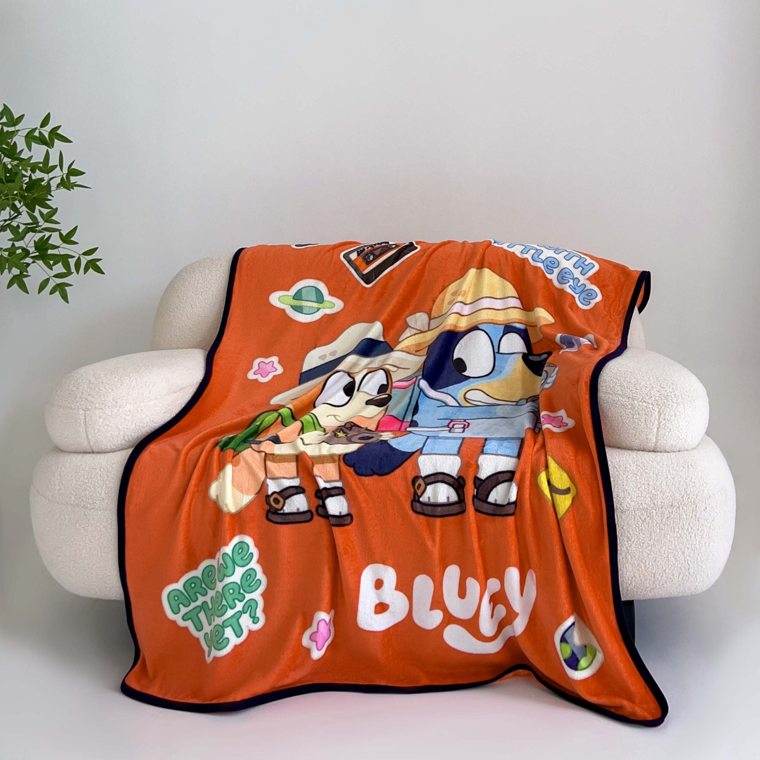 Bluey Road Trip Silk Touch Throw
