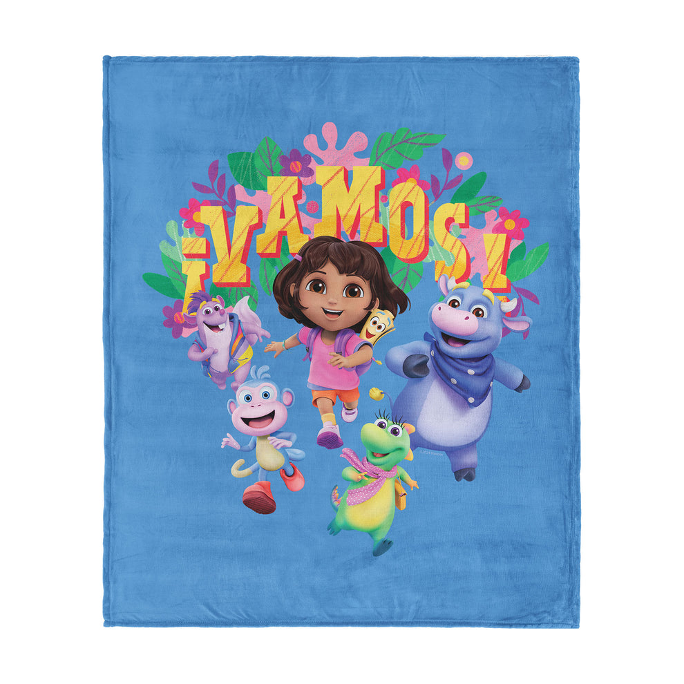 Dora the Explorer Vamos Silk Touch Throw Blanket 50 x 60 inches