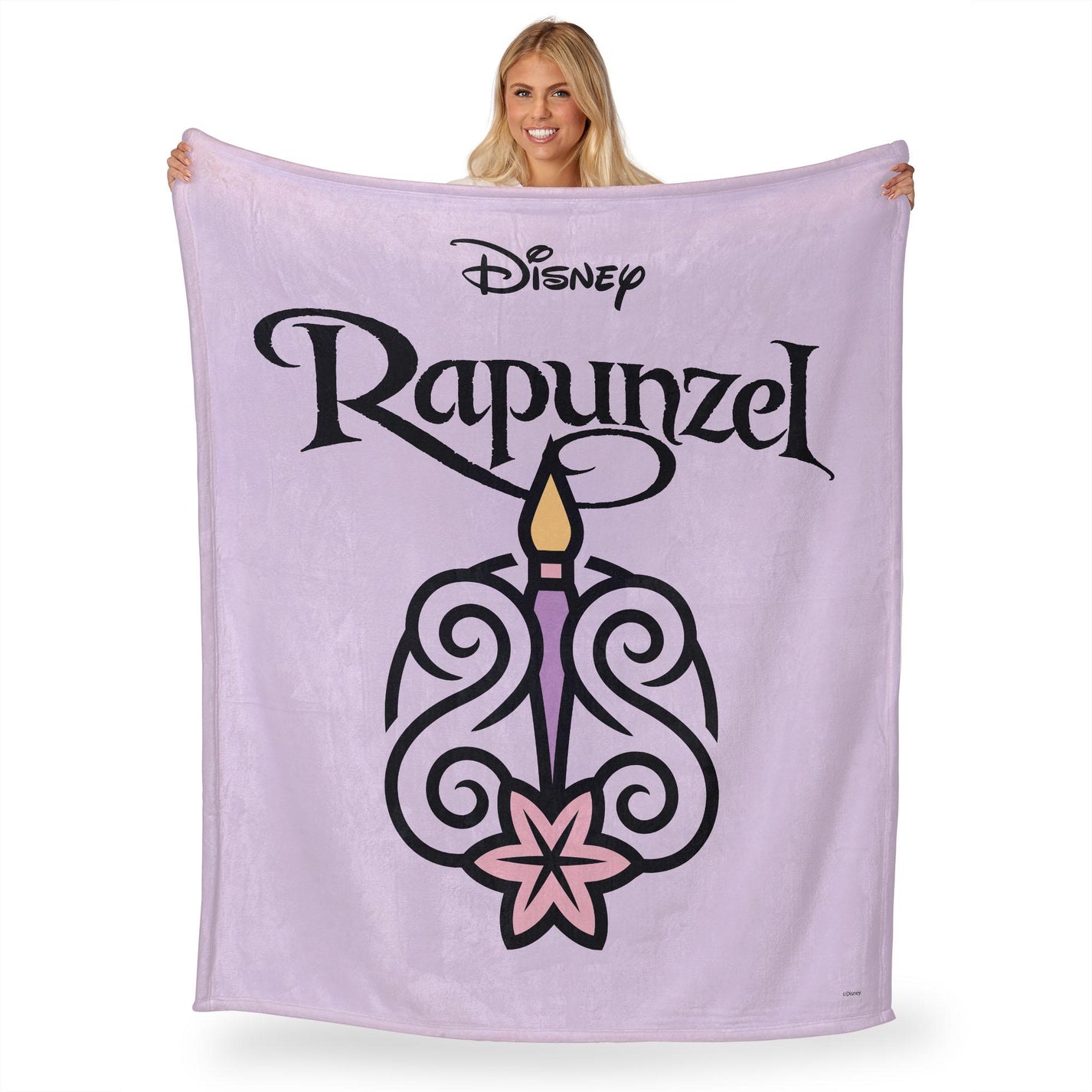 Disney Princesses Iconic Rapunzel Silk Touch Throw Blanket 50x60 Inche