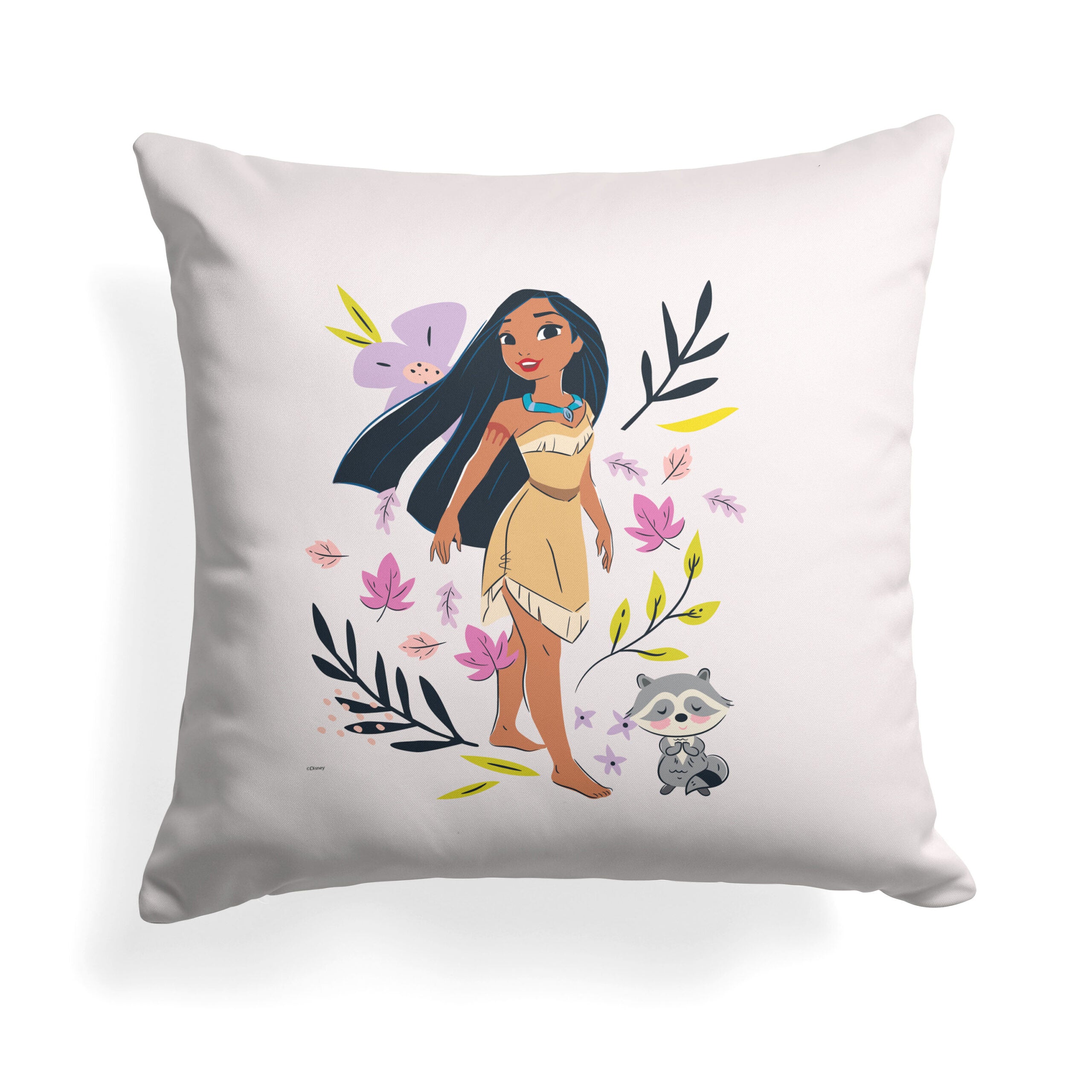 Disney Princesses Heart of a Princess Little Pocahontas Throw Pillow 1