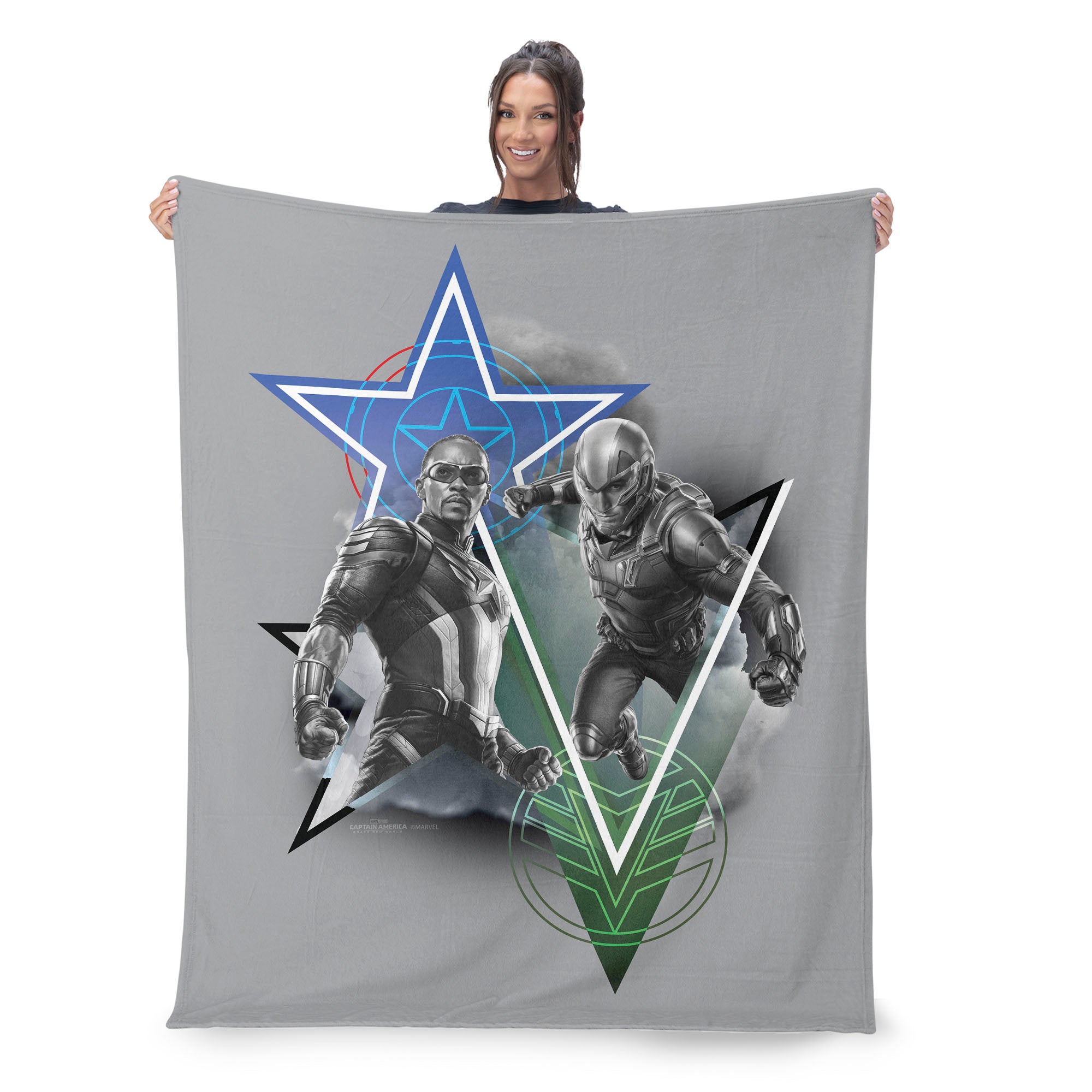 Marvel Captain America Expert Fighters Silk Touch Throw Blanket 40X50