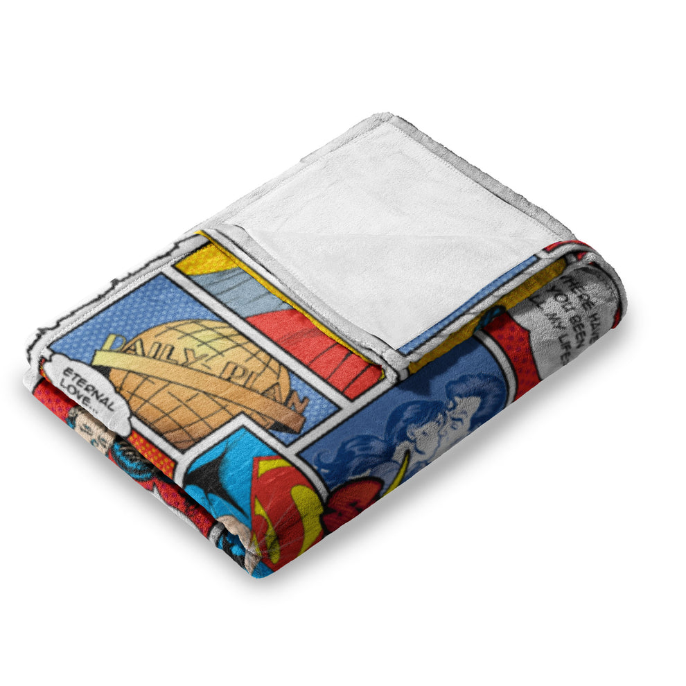 Warner Bros. Superman Lois And Superman Silk Touch Throw Blanket 50x60