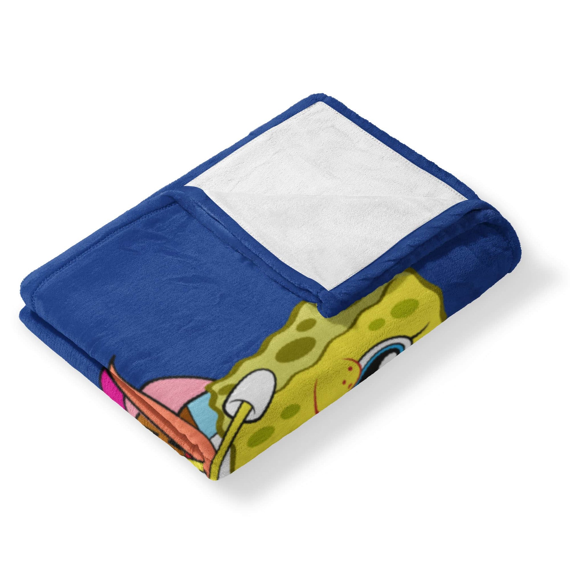 Nickelodeon Spongebob Squarepants Hearty Sponge Silk Touch Throw Blank
