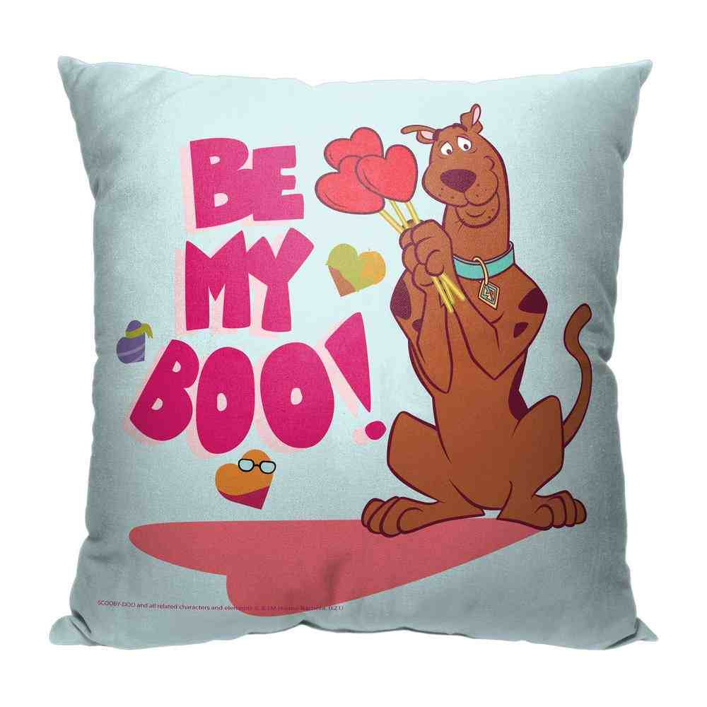 Warner Bros. Scooby-Doo Be My Boo Throw Pillow 18x18 Inches